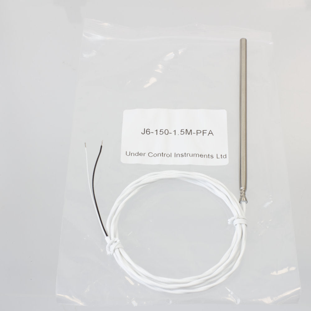 Thermocouple Sensor J-Type 6 x 150mm Probe – cartridgeheaters